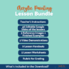 Acrylic Painting Lesson Bundle for Beginners - High School Art | Inside ...