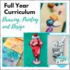 Full Year High School Art Project Curriculum Bundle | Inside Out Art ...