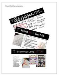 Reflective Symmetry Name Design Art Project Middle or High School ...