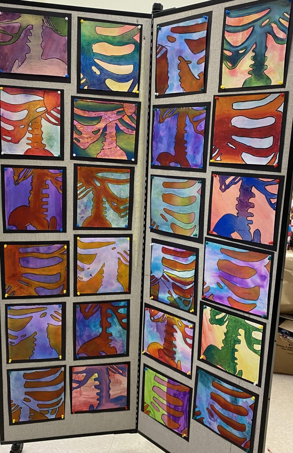 Negative Space Art Lesson for Middle & High School Students