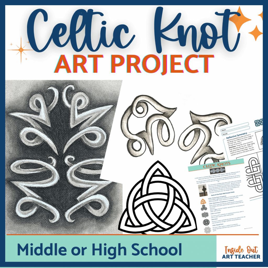 Celtic Knot Drawing Art Lesson: Saint Patricks Day | Inside Out Art Teacher