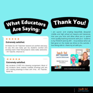 Neurographic Art Easy Doodle Drawing Project High School Art Lesson ...