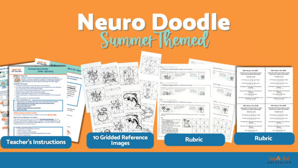 Neurographic Art Summer Theme Art Lessons %seNeurographic Art Summer ...