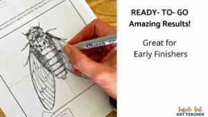 ART WORKSHEET - HIGH SCHOOL ART SUB PLAN BUNDLE - Middle or High School ...