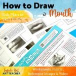 Drawing and Shading the Mouth in Graphite - High School Visual Art ...