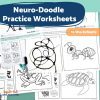 Neurographic Art Easy Doodle Gridded Reference Images and Drawing ...
