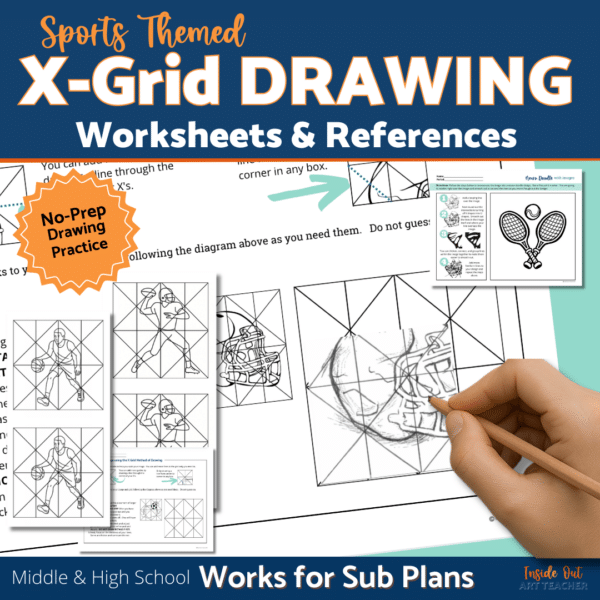 Neurographic Art Worksheet Sports Themed - Easy Doodle