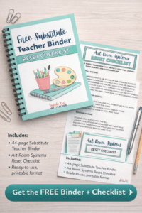 Emergency Art Sub Plans: No-Prep Worksheets for Substitute Days