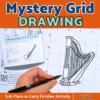 Music Sub Plan Grid Drawing Worksheet