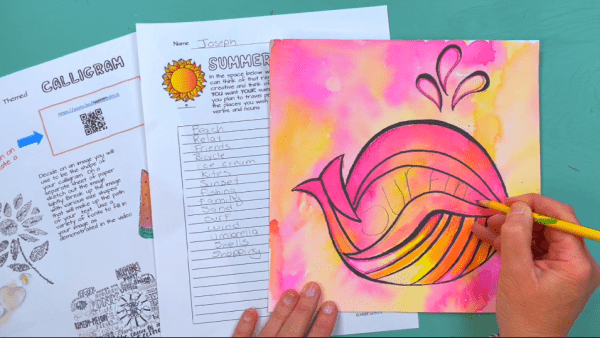 Easy End-of-the-Year Art Activity for the Last Days of School | Inside ...