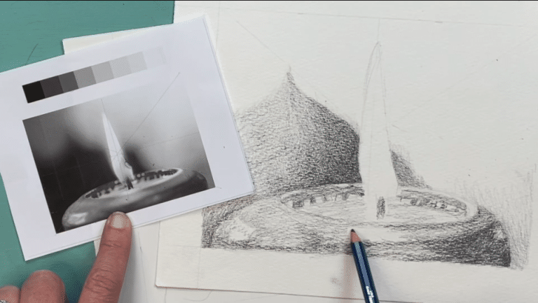 Candle Drawing and Shading Lesson | Teaching Value in Art