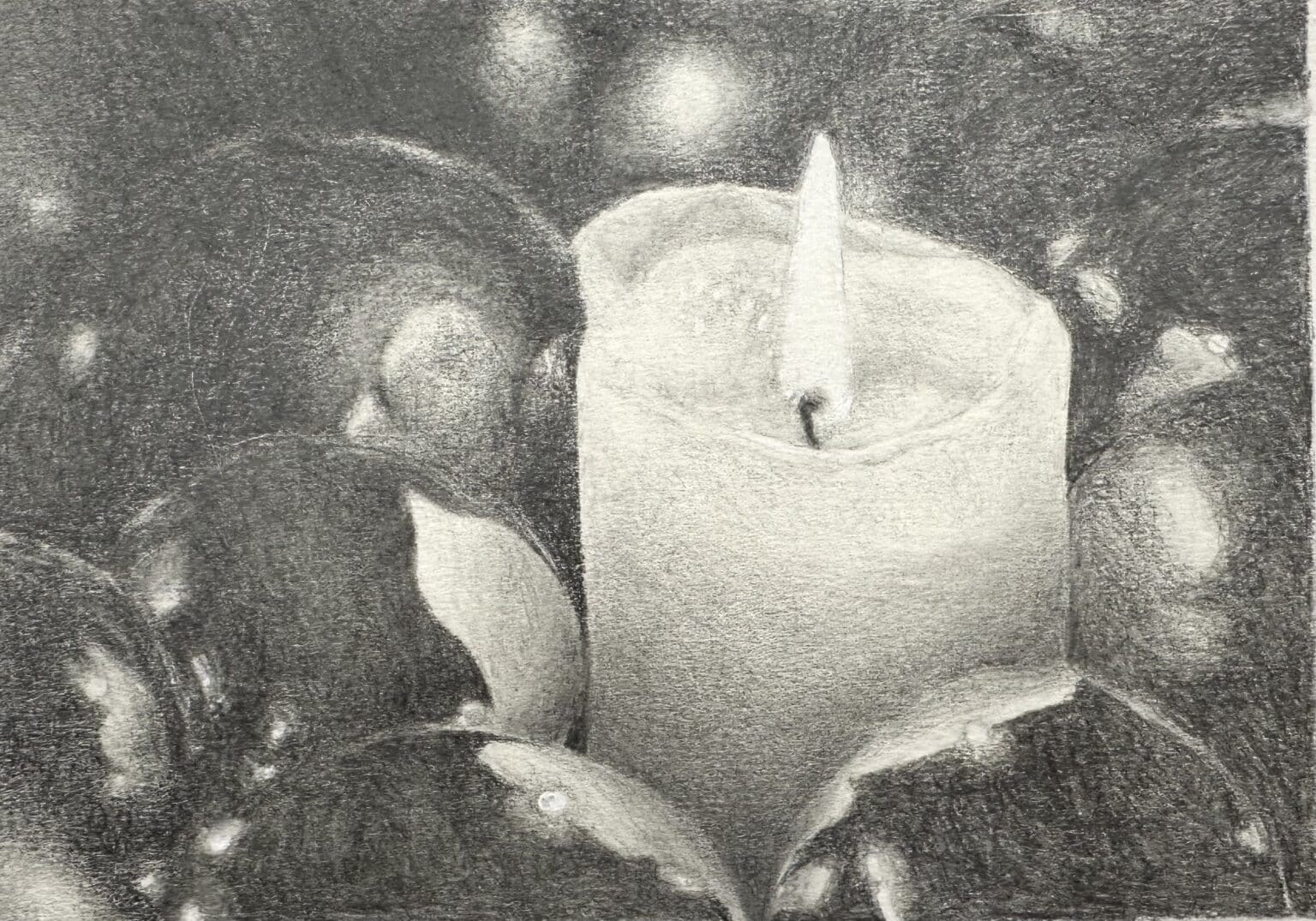 Value Drawing and Shading Candle Art Lesson | Middle & High School