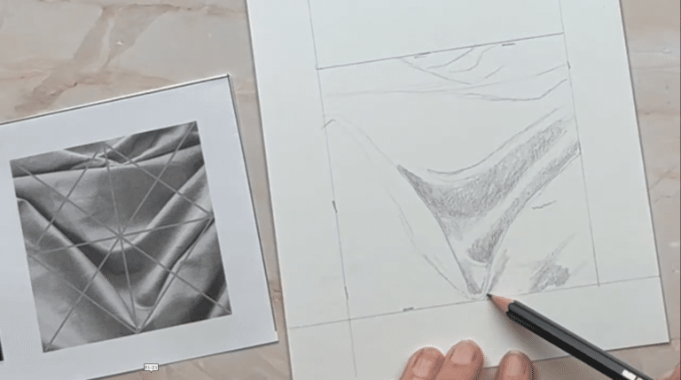 How to: Drawing Draperies or Fabric Folds with Pencil Shading in 7 Easy ...
