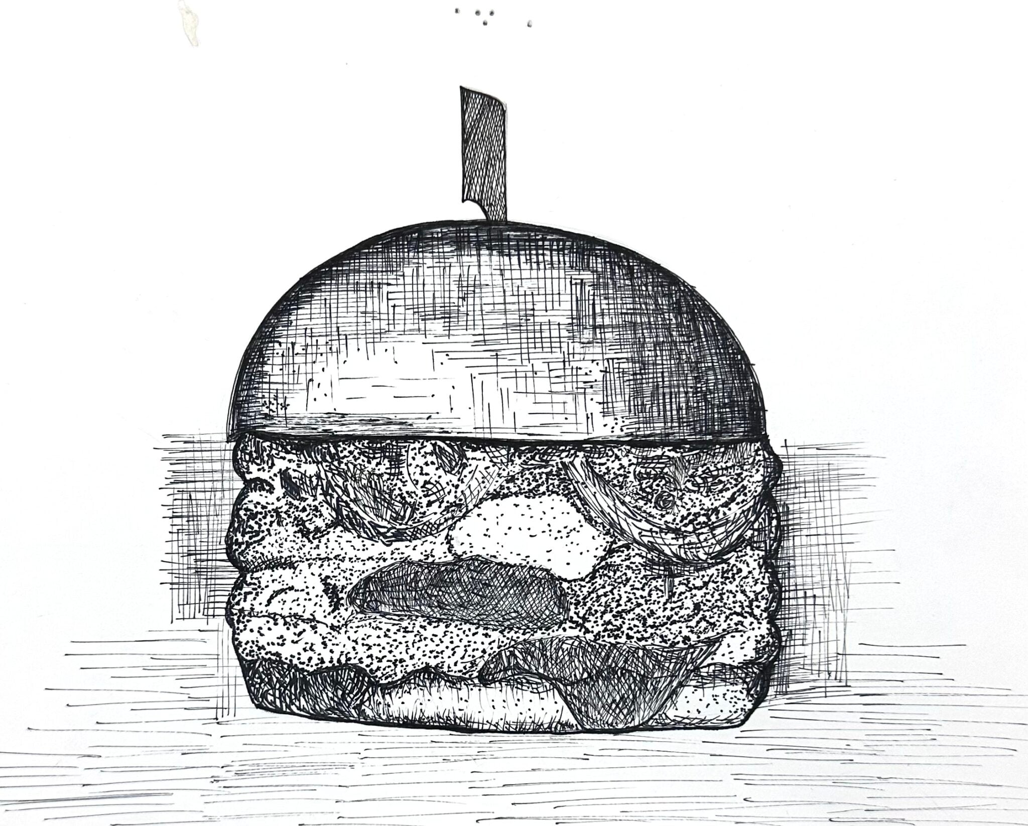 Pen and Ink Drawing Art Lesson for High School