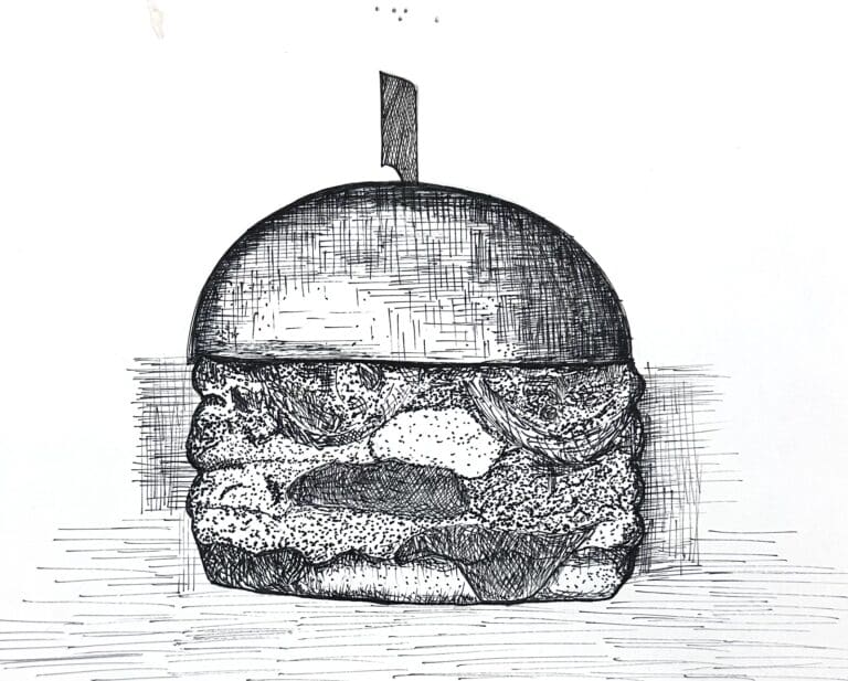 Pen and Ink Drawing Art Lesson for High School