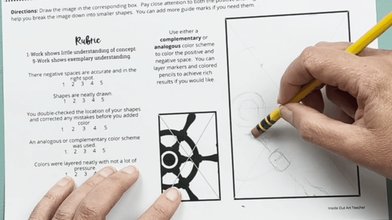 3 Easy Steps to Drawing using Art Worksheets and Quick Art Projects ...