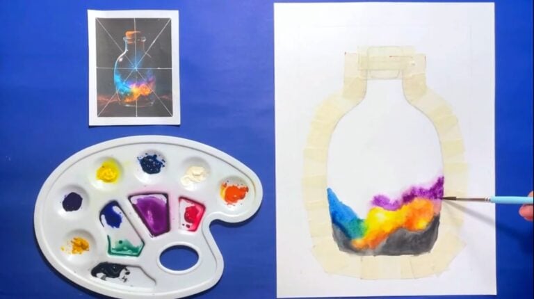 Easy Watercolor Painting High School Art Lesson Plan | Inside Out Art ...