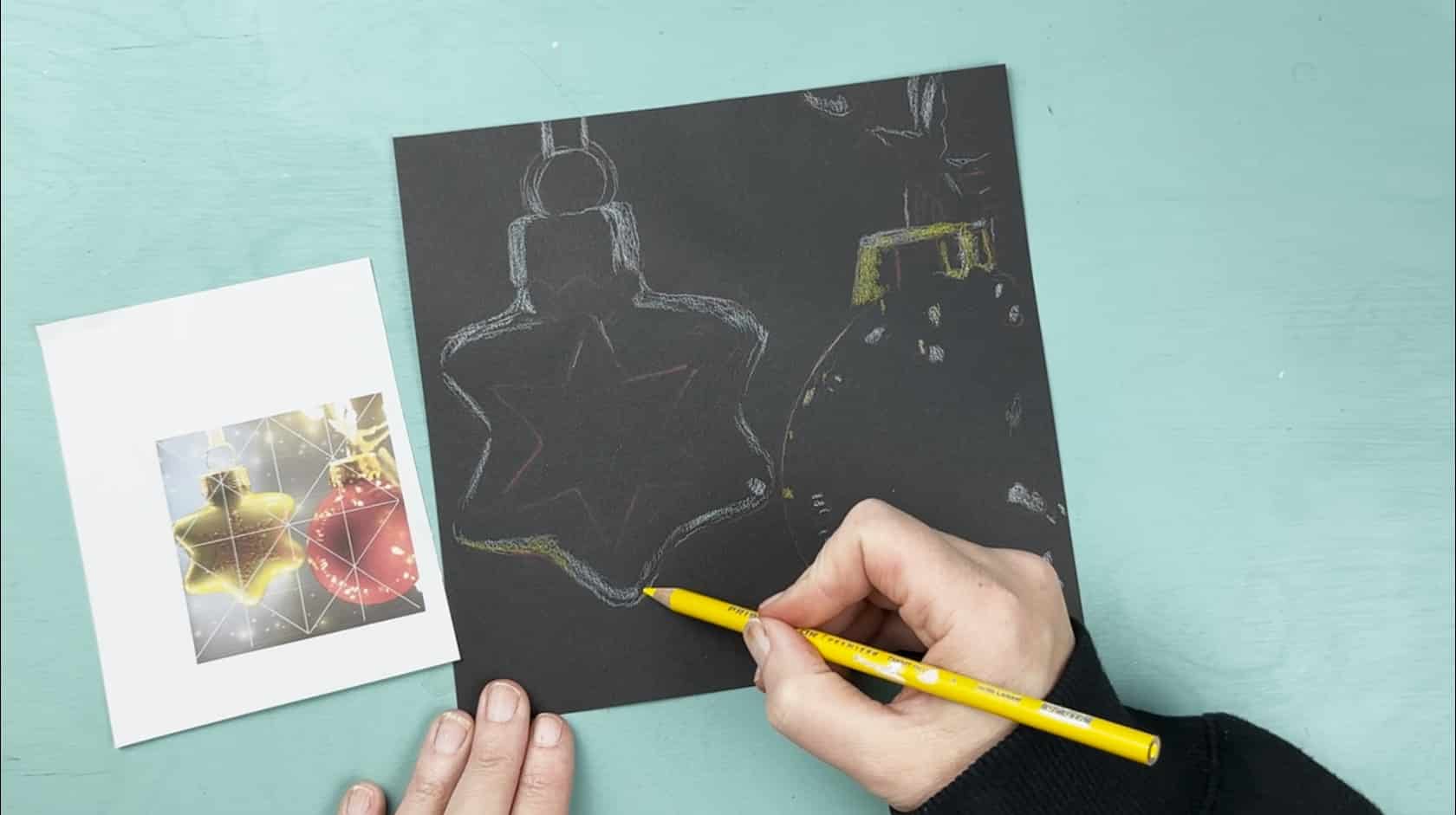 The Perfect Holiday Art Lesson: Drawing and Shading Holiday Ornaments ...