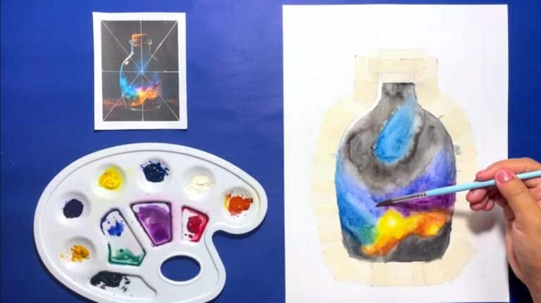 Easy Watercolor Painting High School Art Lesson Plan | Inside Out Art ...