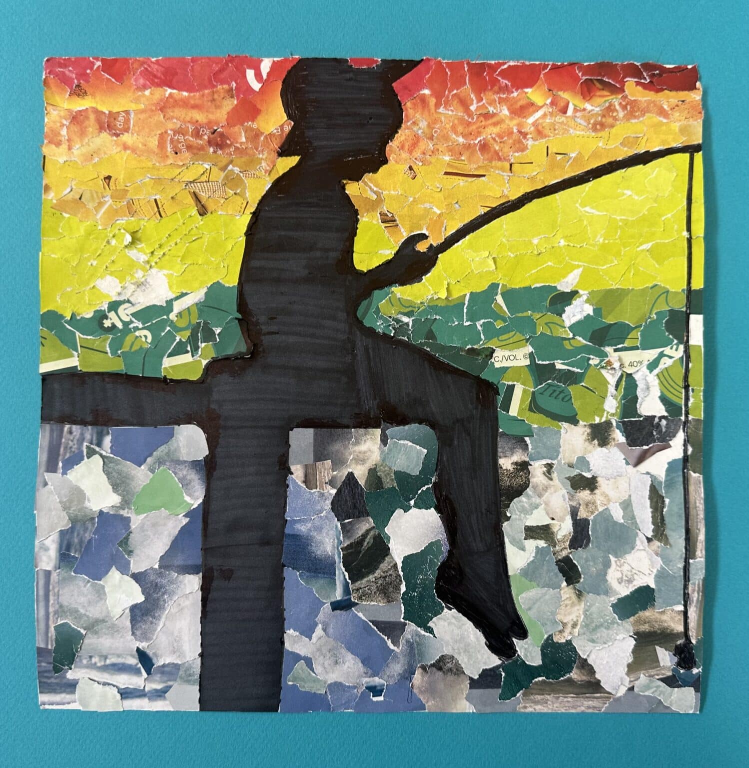 Positive and Negative Space Art Lesson for Beginners | Inside Out Art ...