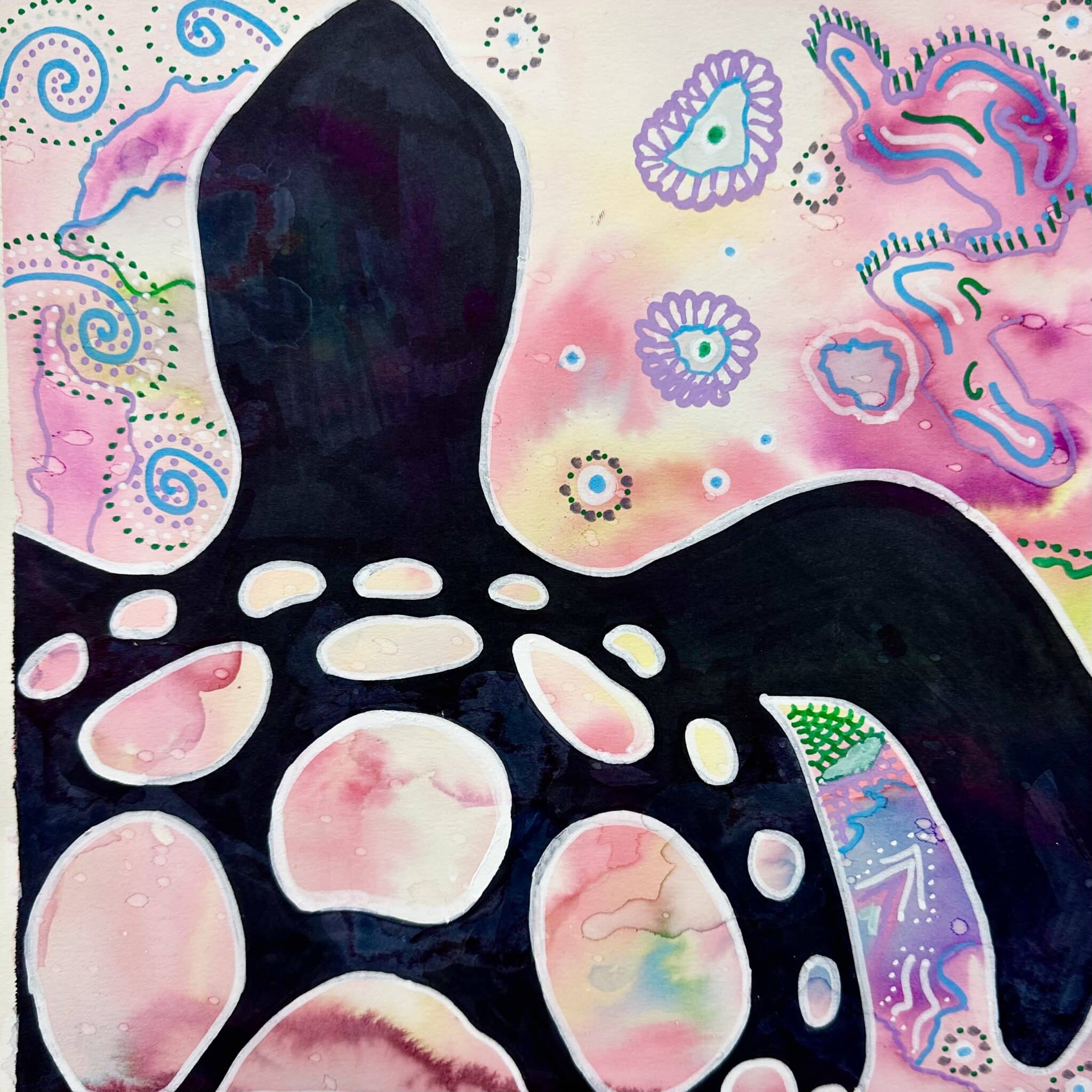 Positive and Negative Space Art Lesson for Beginners | Inside Out Art ...