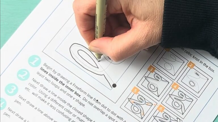 Fun and Easy St. Patrick's Day Art Project Idea: Celtic Knot Drawing ...