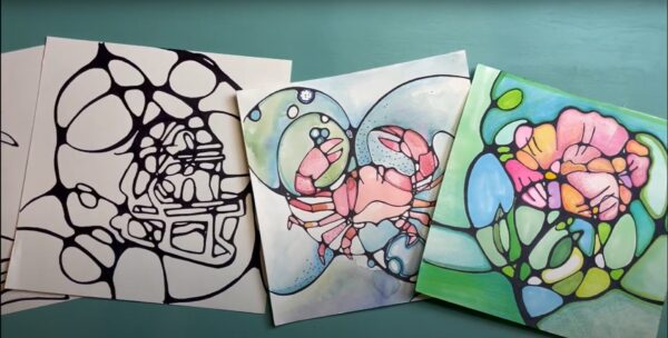 Neurographic Art Easy Doodle Drawing Project in 4 Easy Steps! | Inside ...