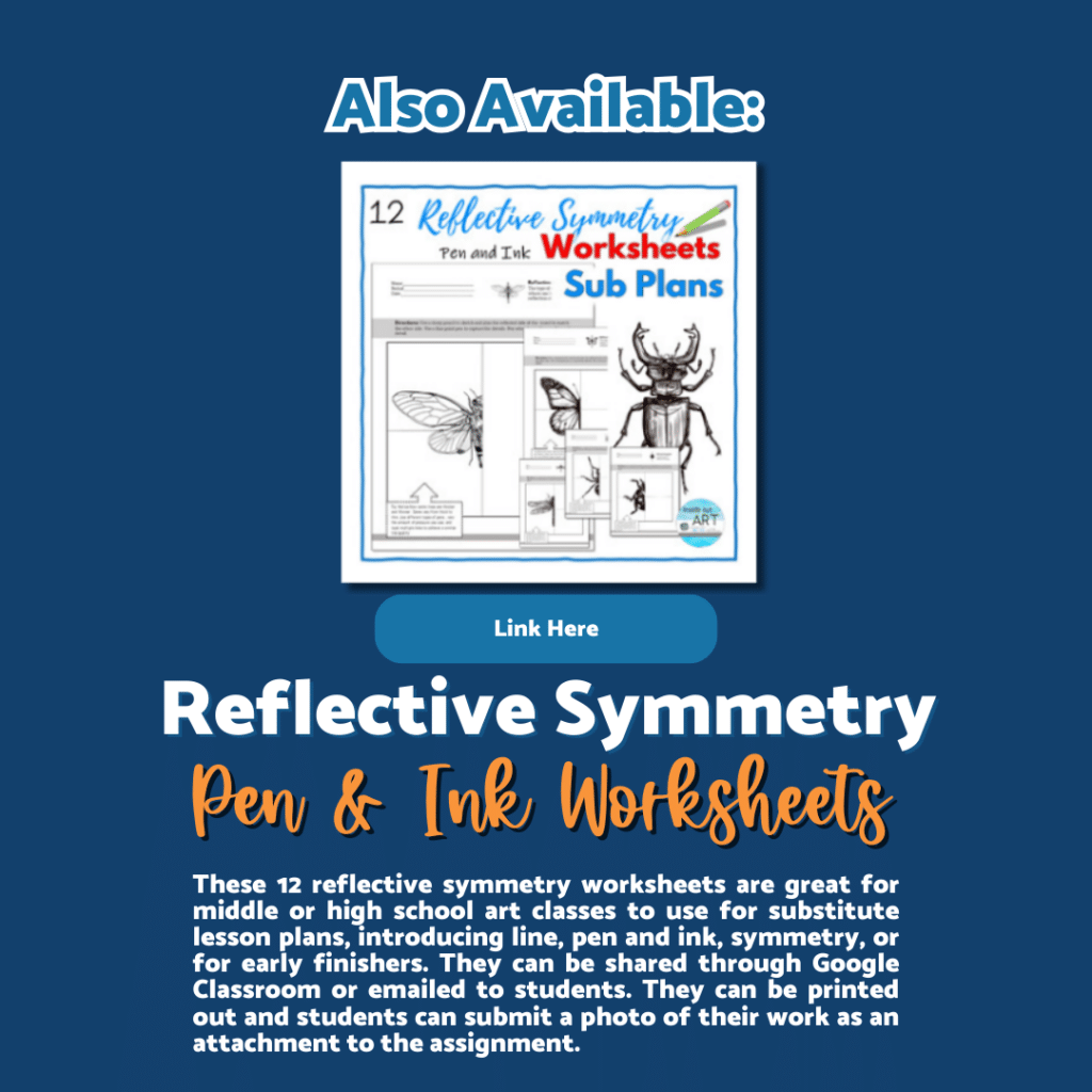 Architecture Reflective Symmetry Art Sub Plan One Day Activity ...