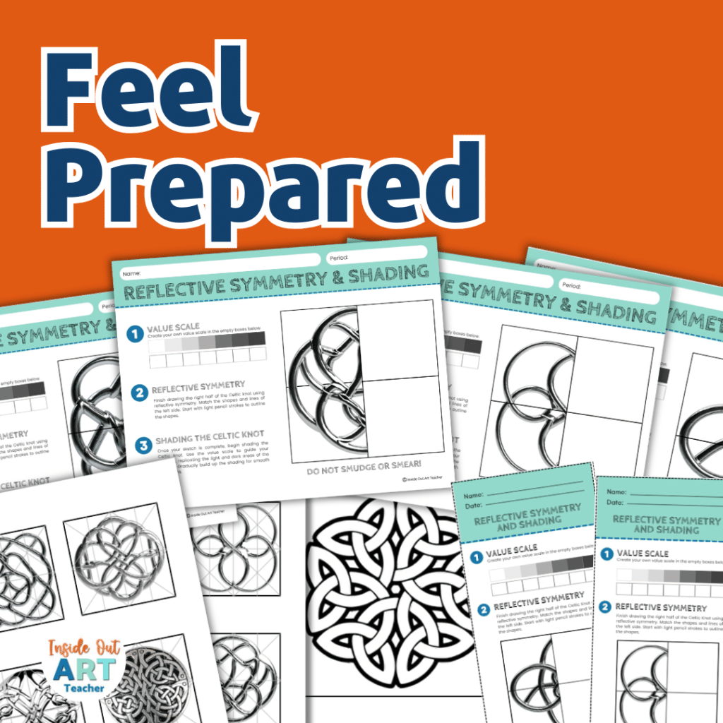 St. Patrick's Day Art Activity Symmetry Drawing & Shading Worksheets ...