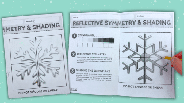 The Best Christmas Art Activities for Middle & High School (Print-and ...