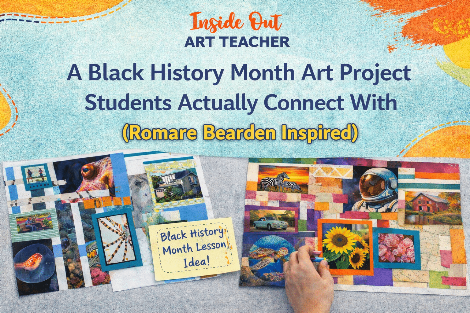 A Meaningful Black History Month Art Project: Romare Bearden–Inspired ...