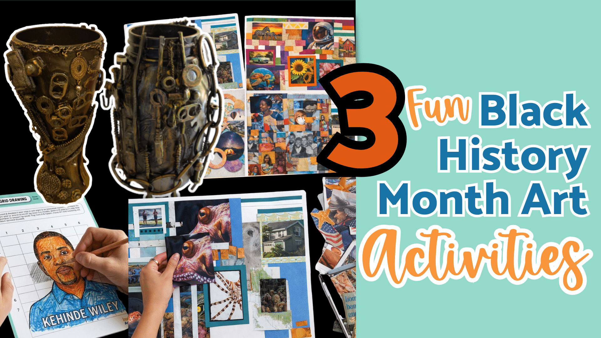 3 Fun Black History Month Art Activities | Inside Out Art Teacher
