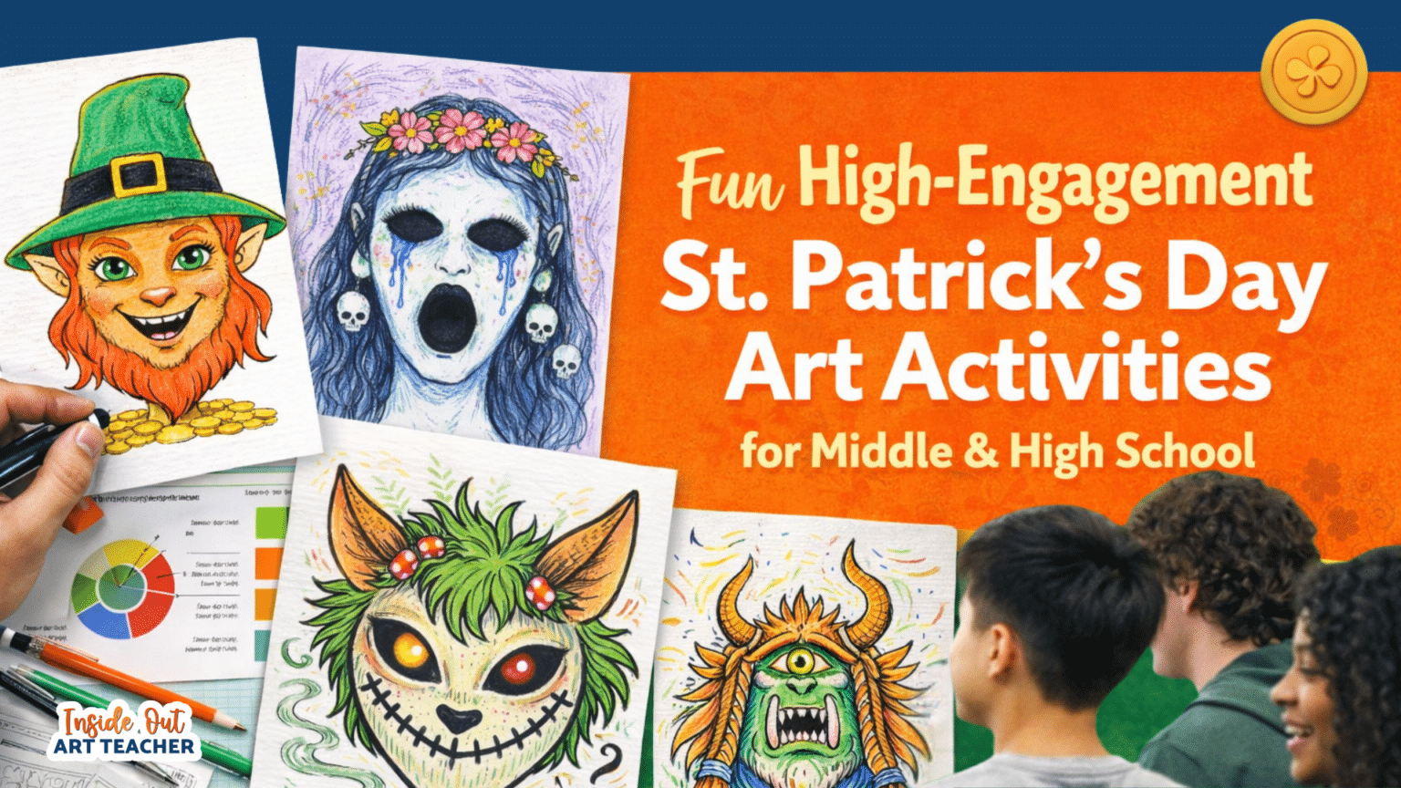 Fun High-Engagement St. Patrick’s Day Art Activities for Middle & High ...