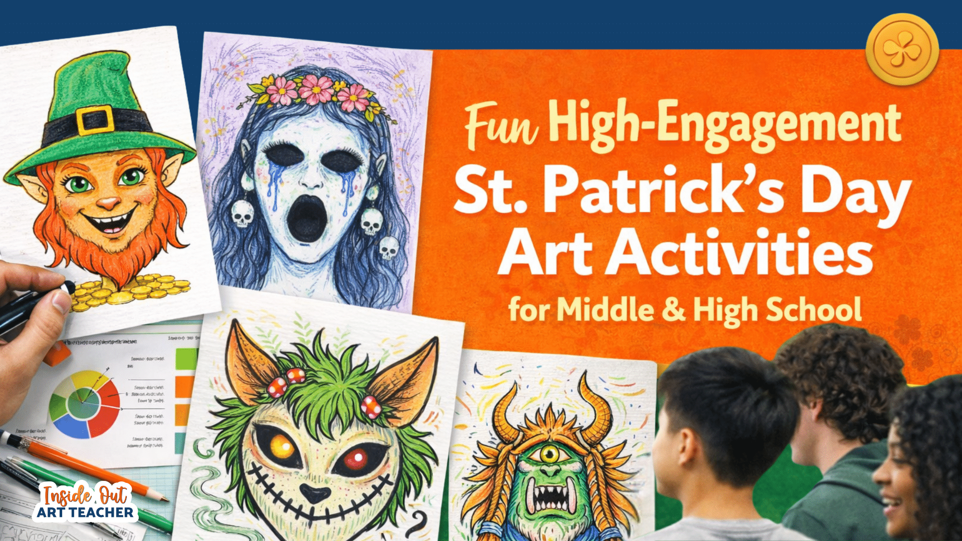 Fun High-Engagement St. Patrick’s Day Art Activities for Middle & High ...