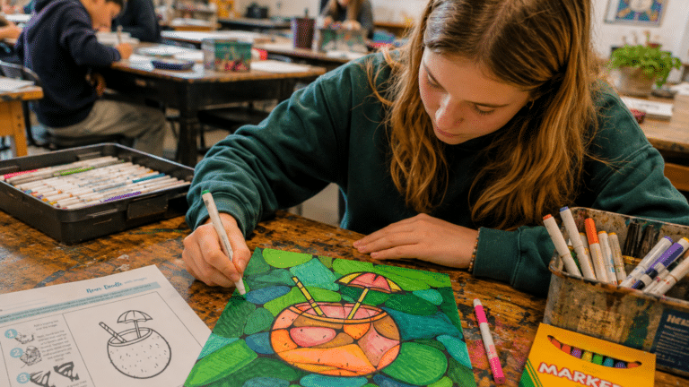 Easy End of the Year Art Projects for Tired Art Teachers